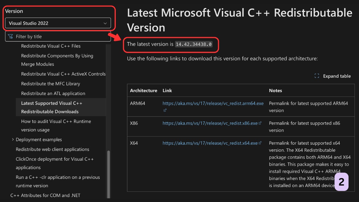 Giải thích Microsoft Visual C++ Redistributable là gì